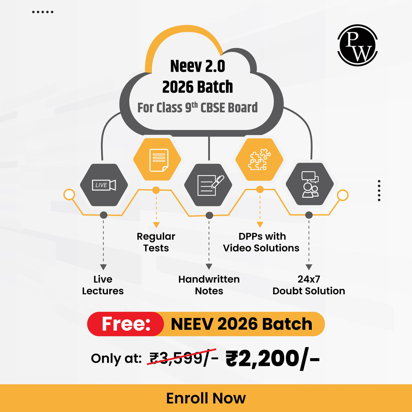 Neev 2.0 (2026) Class 9 Online Batch – NCERTWallah by PhysicsWallah Limited